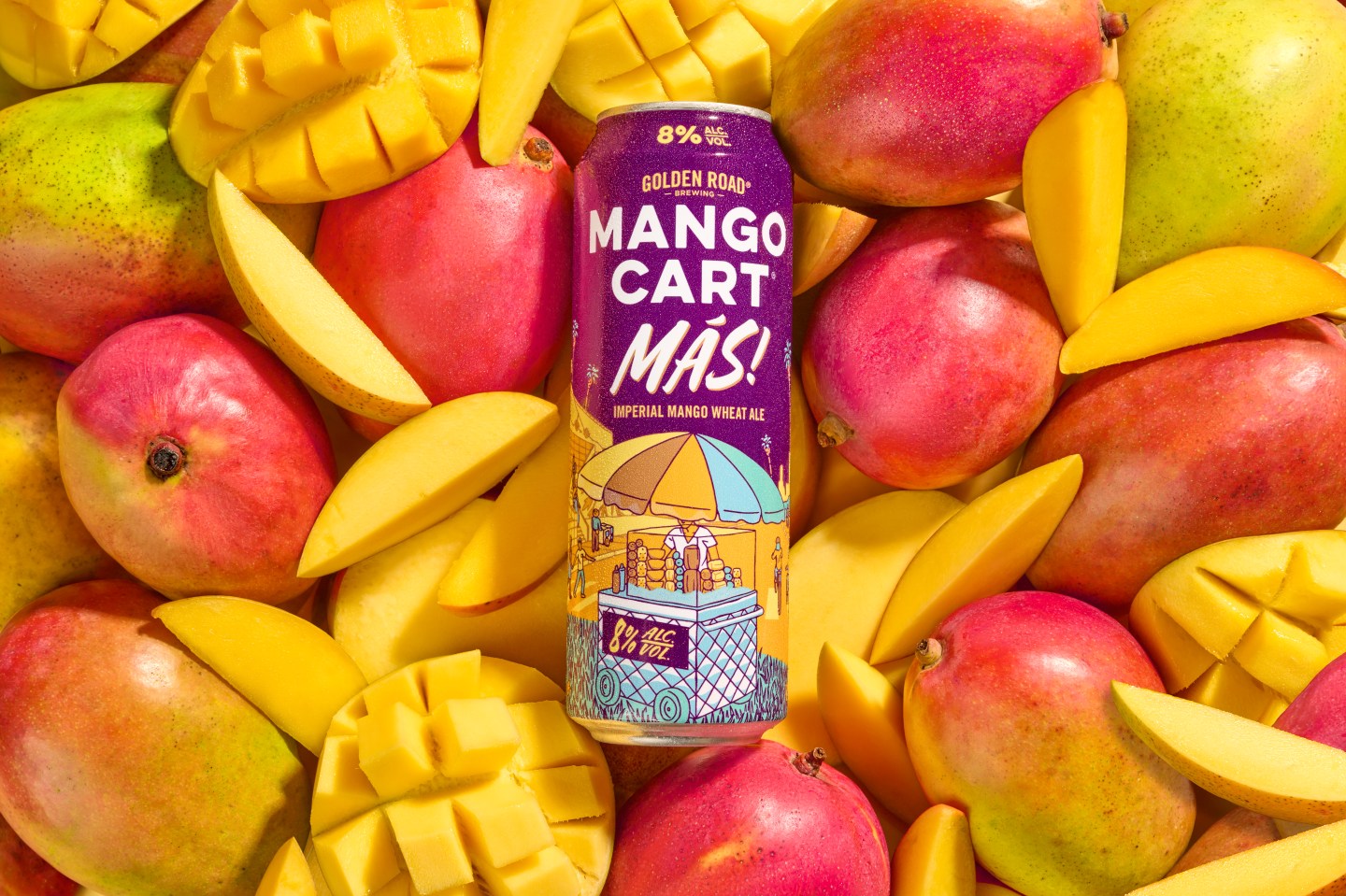 Golden Road Caters to California Masses with Rollout of Mango Cart Más ...